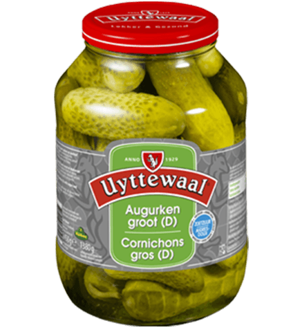 Uyttewaal Augurken Groot (D) - 2,650ml | Kühne - Met liefde gemaakt
